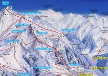Verbier piste map - Element Ski School Verbier